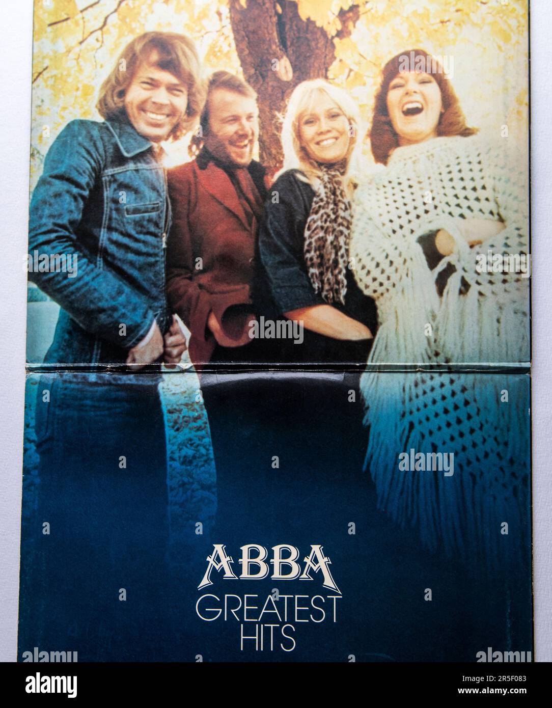 Inner gatefold sleeve of the ABBA Greatest Hits album, which was ...