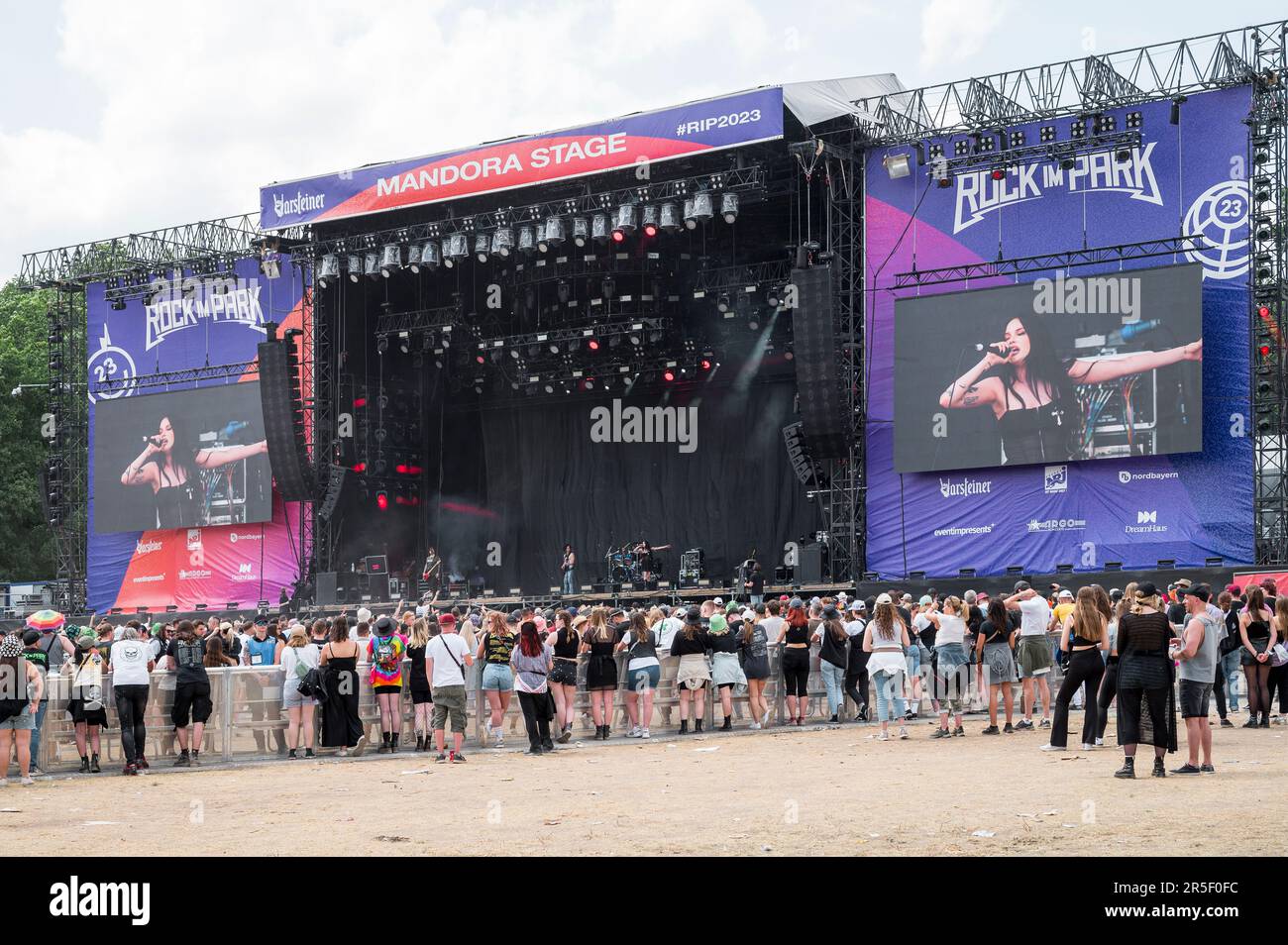 Nuremberg, Germany. 03rd June, 2023. Visitors and attendees watch the ...
