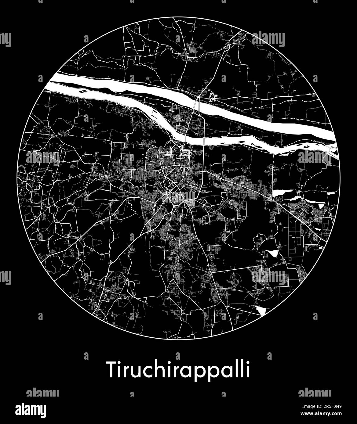 Tiruchirappalli map hi-res stock photography and images - Alamy