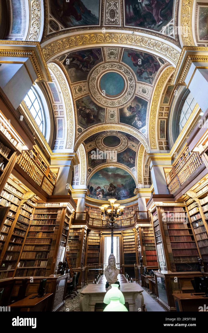 Paris, France. 03rd June, 2023. (library is empty) Illustration Library ...