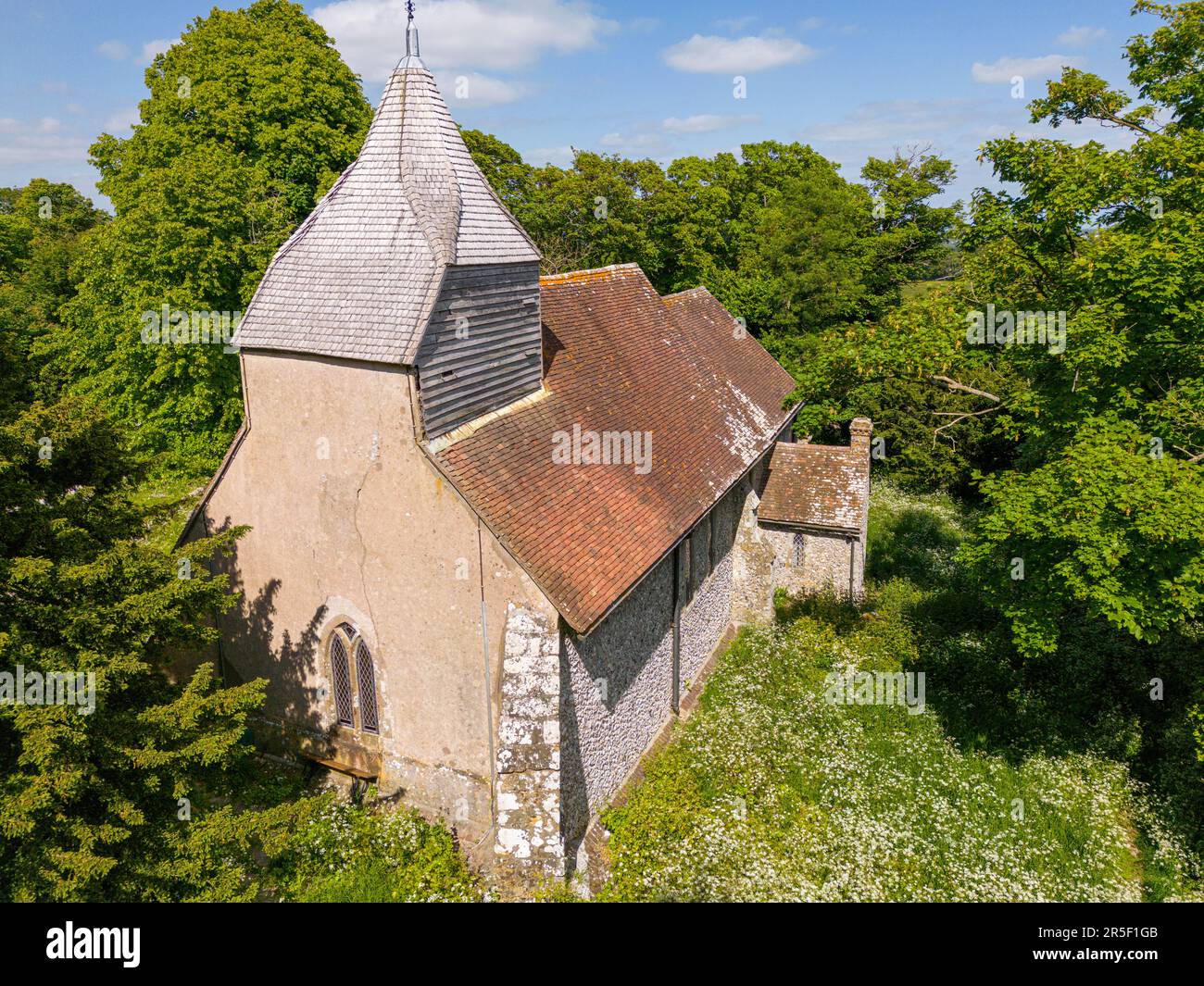 Folkington Church, The Church of St Peter ad Vincula lies in the small ...