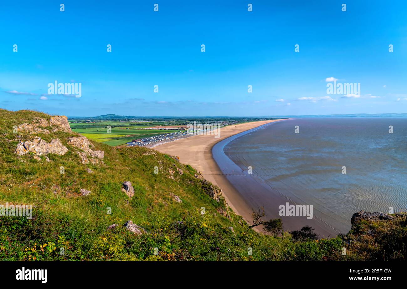 Brean Somerset coast tourist travel destination England UK Stock Photo ...