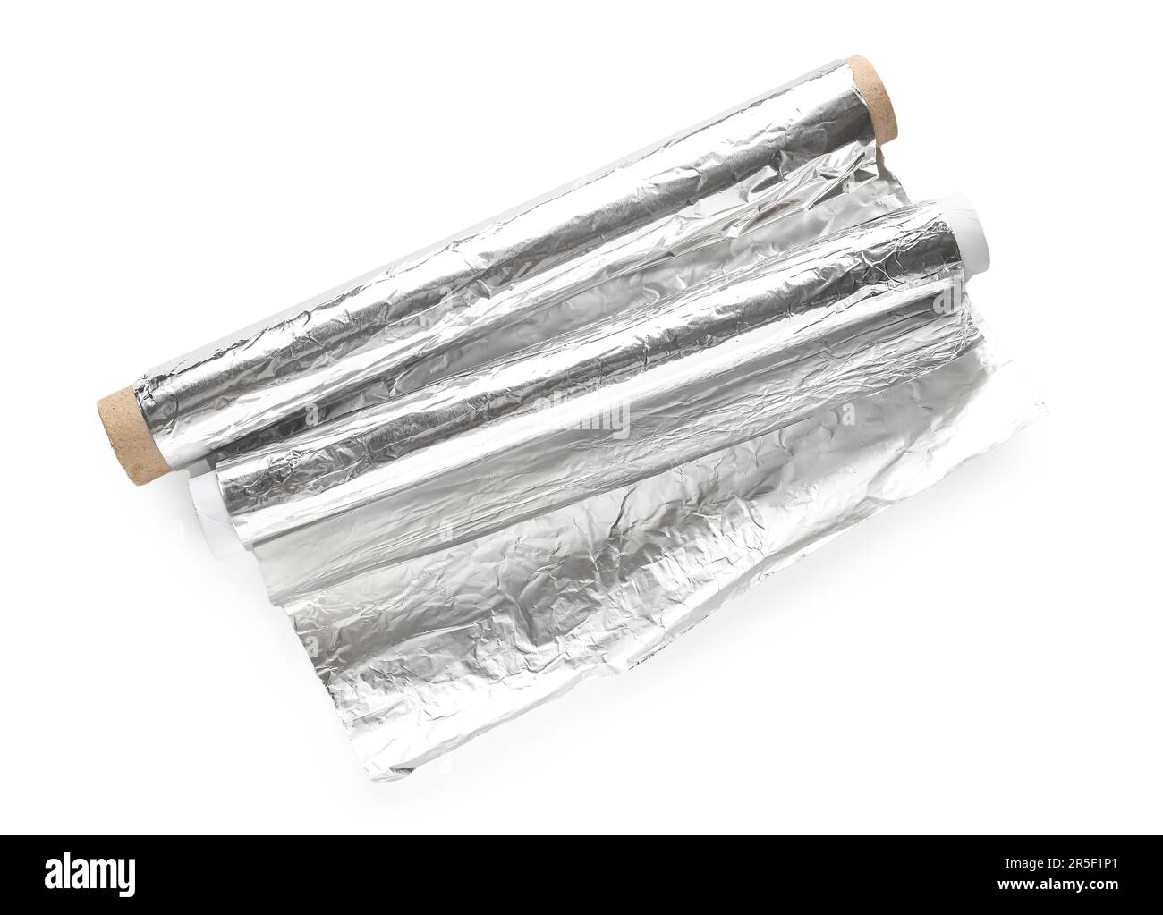 Flat silver foil background Cut Out Stock Images & Pictures - Alamy