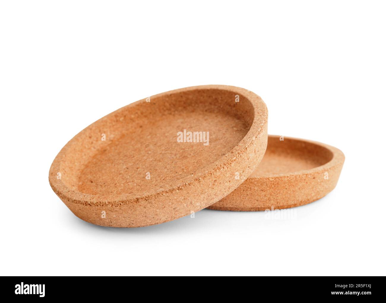 Cork plates isolated on white background Stock Photo - Alamy