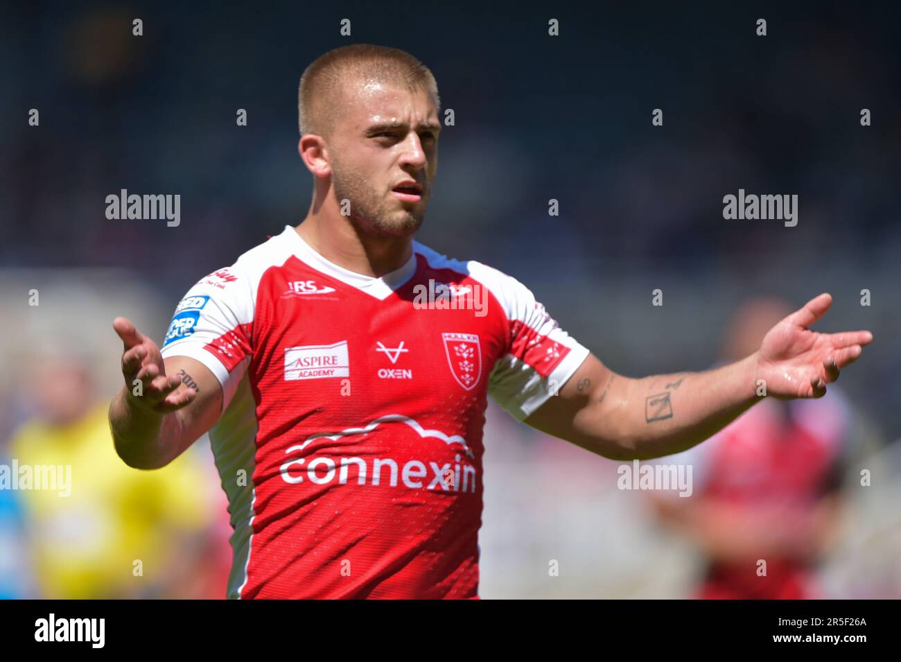 Mikey Lewis #20 of Hull KR during the Betfred Super League Magic ...