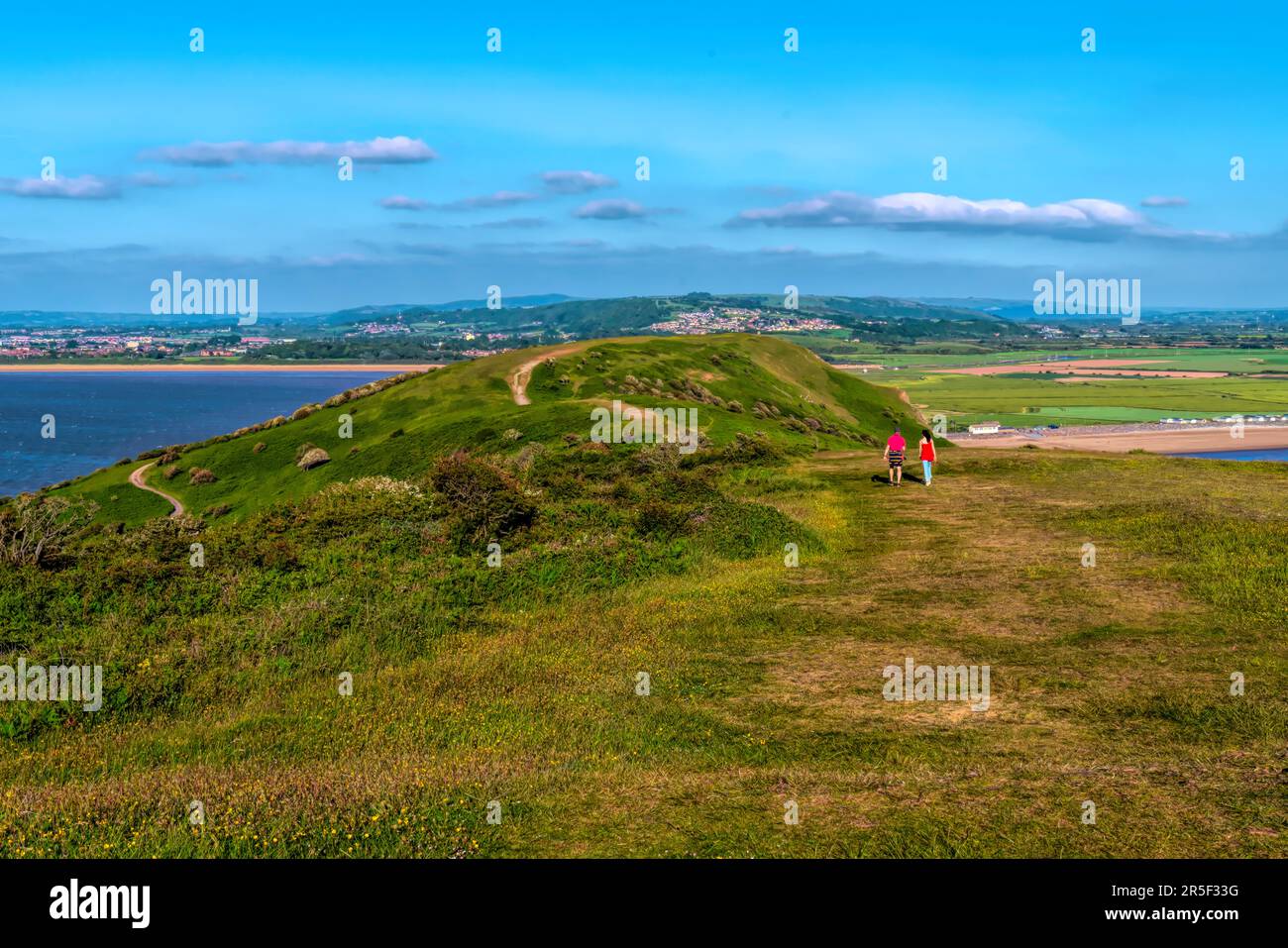 Brean Somerset beautiful sandy beach and coast tourist travel ...