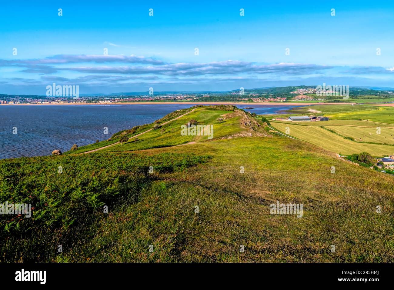 Brean Down promontory peninsula Somerset tourist travel destination ...
