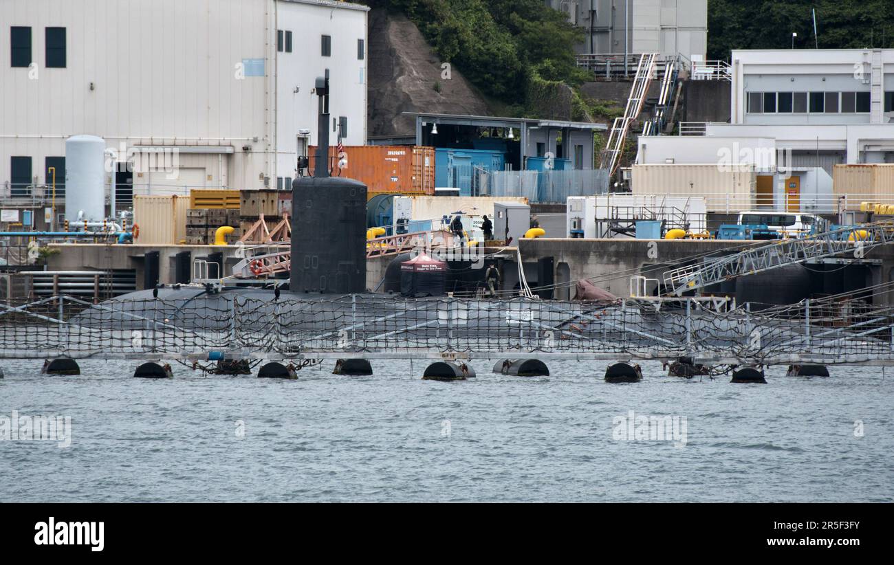 Yokusuka, Japan. 03rd June, 2023. Los Angeles-class submarine USS ...