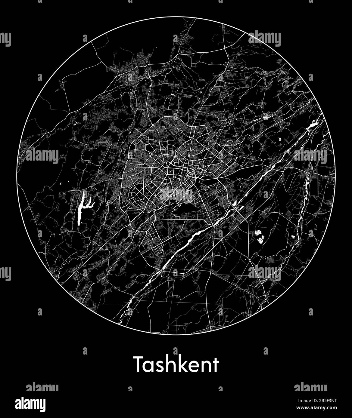 Map of uzbekistan Stock Vector Images - Alamy