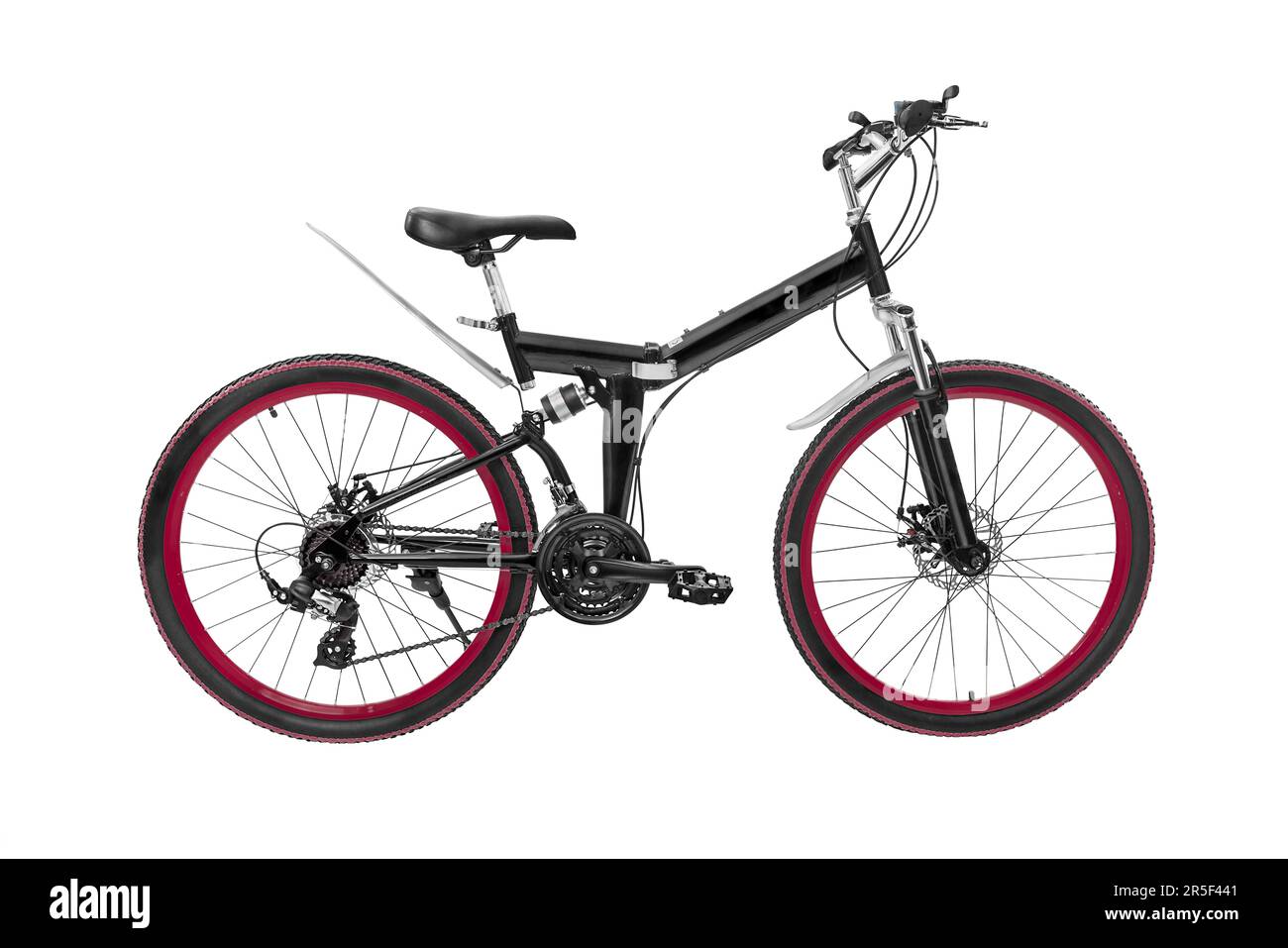 Bicycle isolated on white background without shadow Stock Photo - Alamy