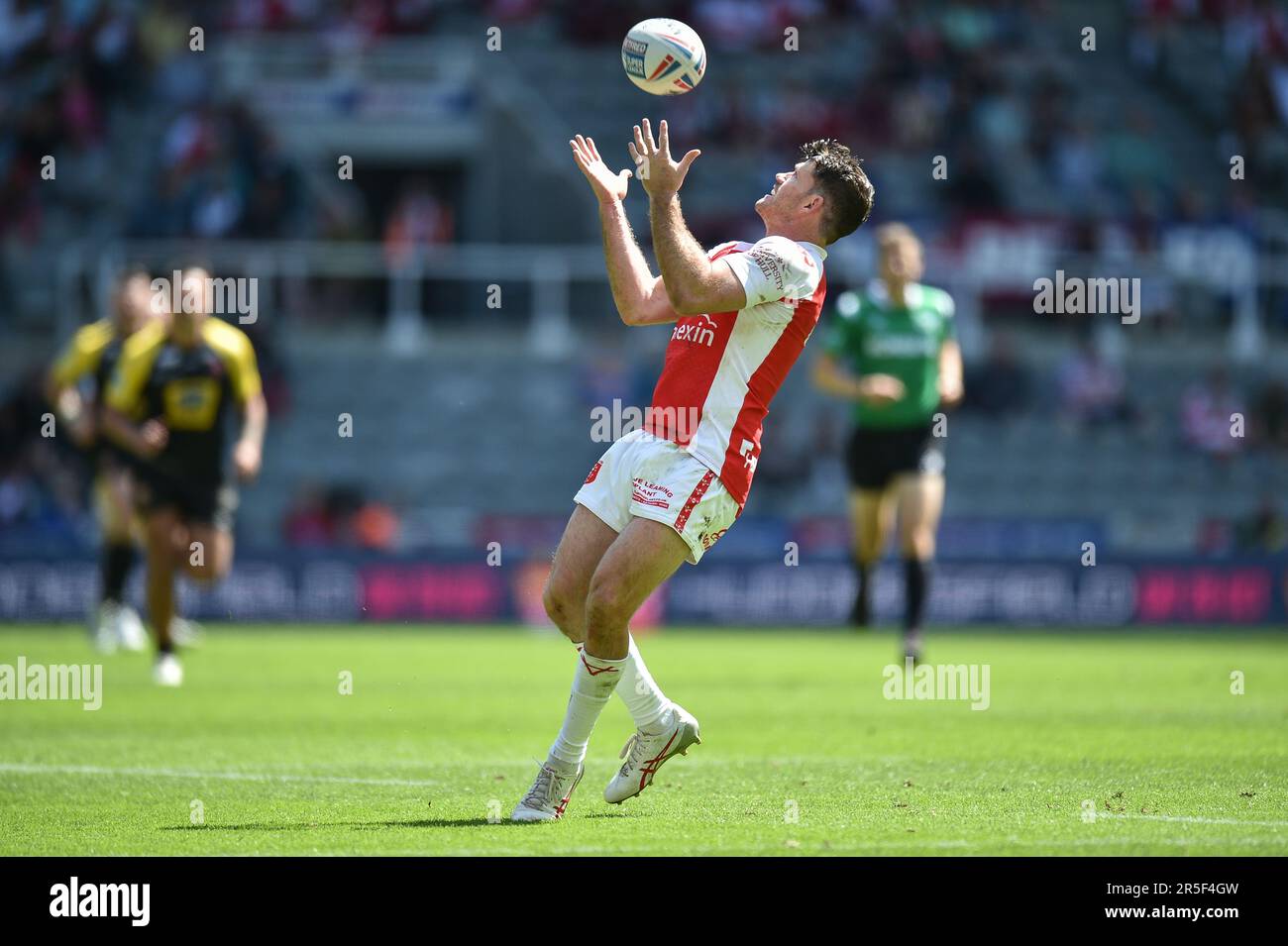 Newcastle, England - 3rd June 2023 - Lachlan Coote (1) of Hull Kingston ...