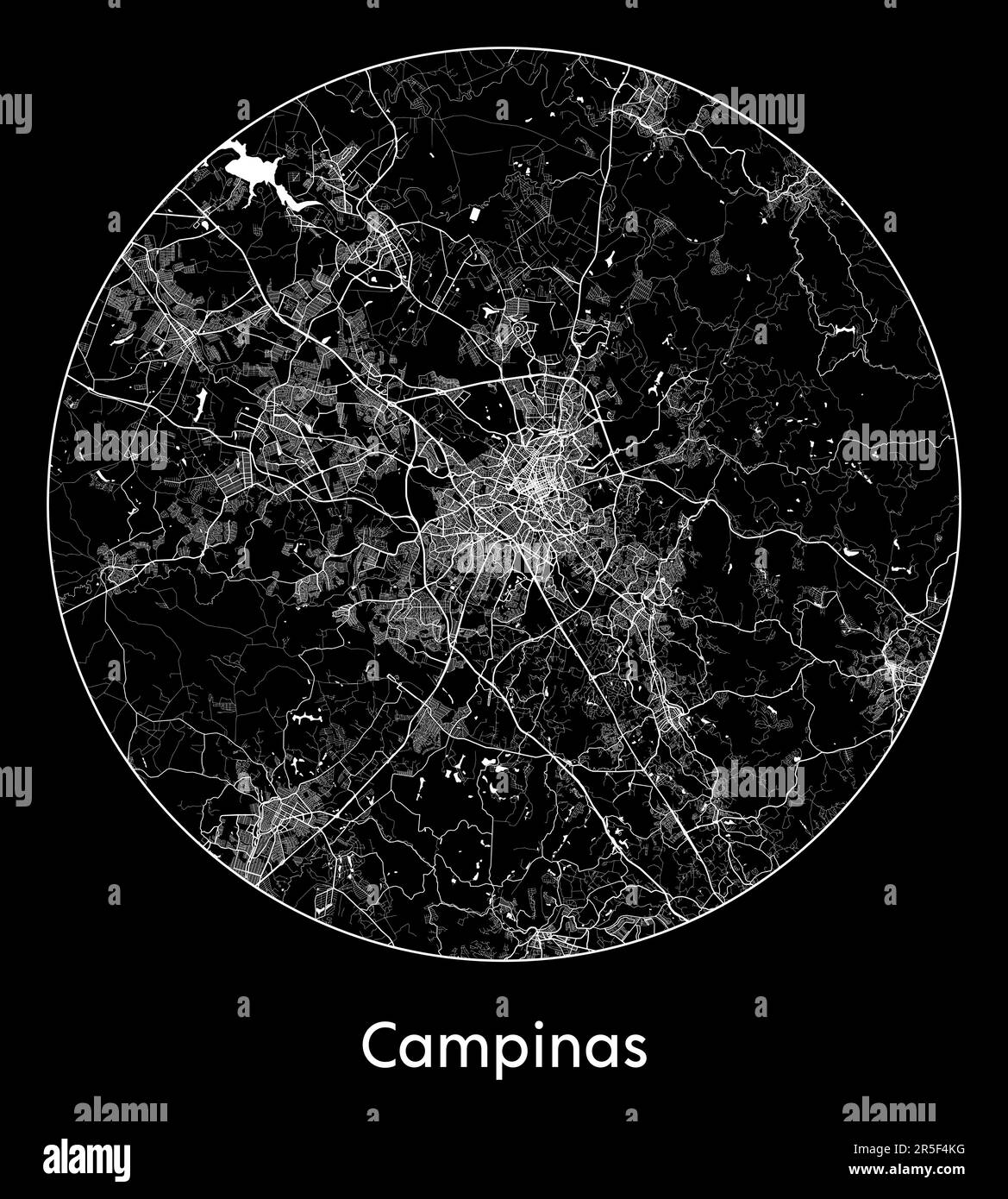 Campinas map Black and White Stock Photos & Images - Alamy