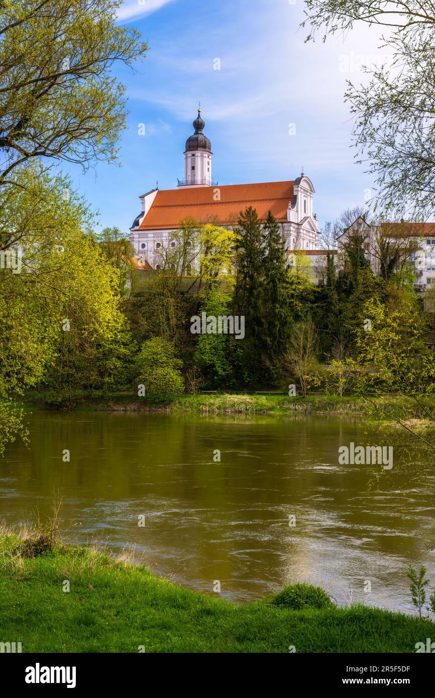 The historic church St. Peter in Neuburg an der Donau Stock Photo - Alamy