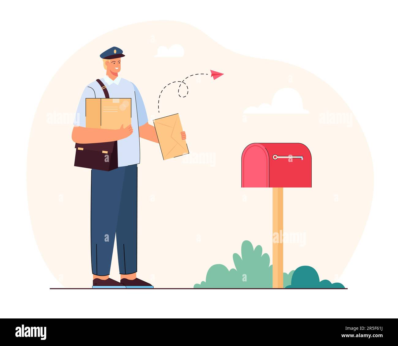 Post box hat Cut Out Stock Images & Pictures - Alamy