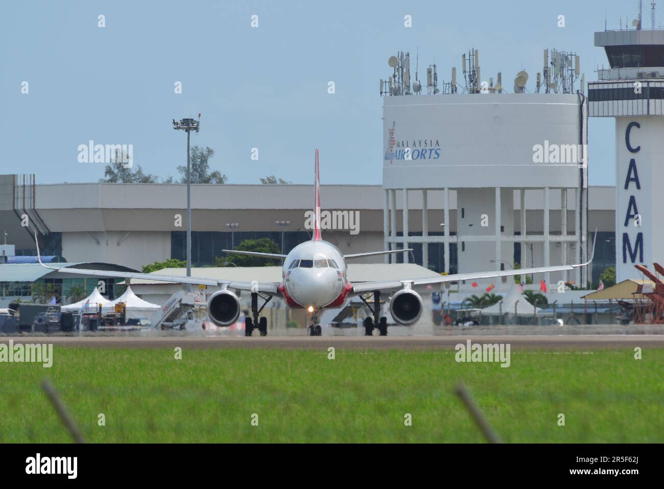 Langkawi, Malaysia - May 28, 2023. 9M-AQZ AirAsia Airbus A320 (Save our ...