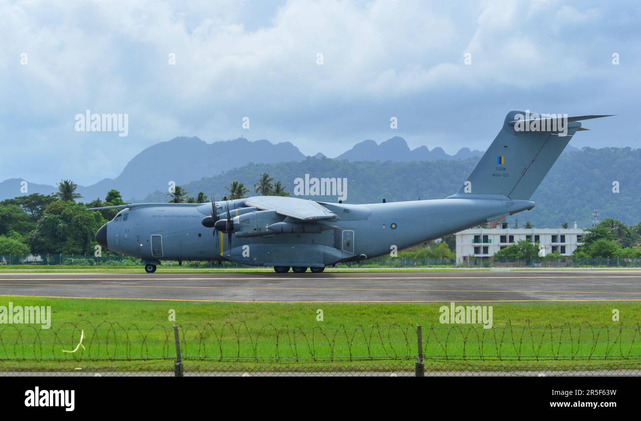 Langkawi, Malaysia - May 28, 2023. Royal Malaysian Air Force (RMAF ...