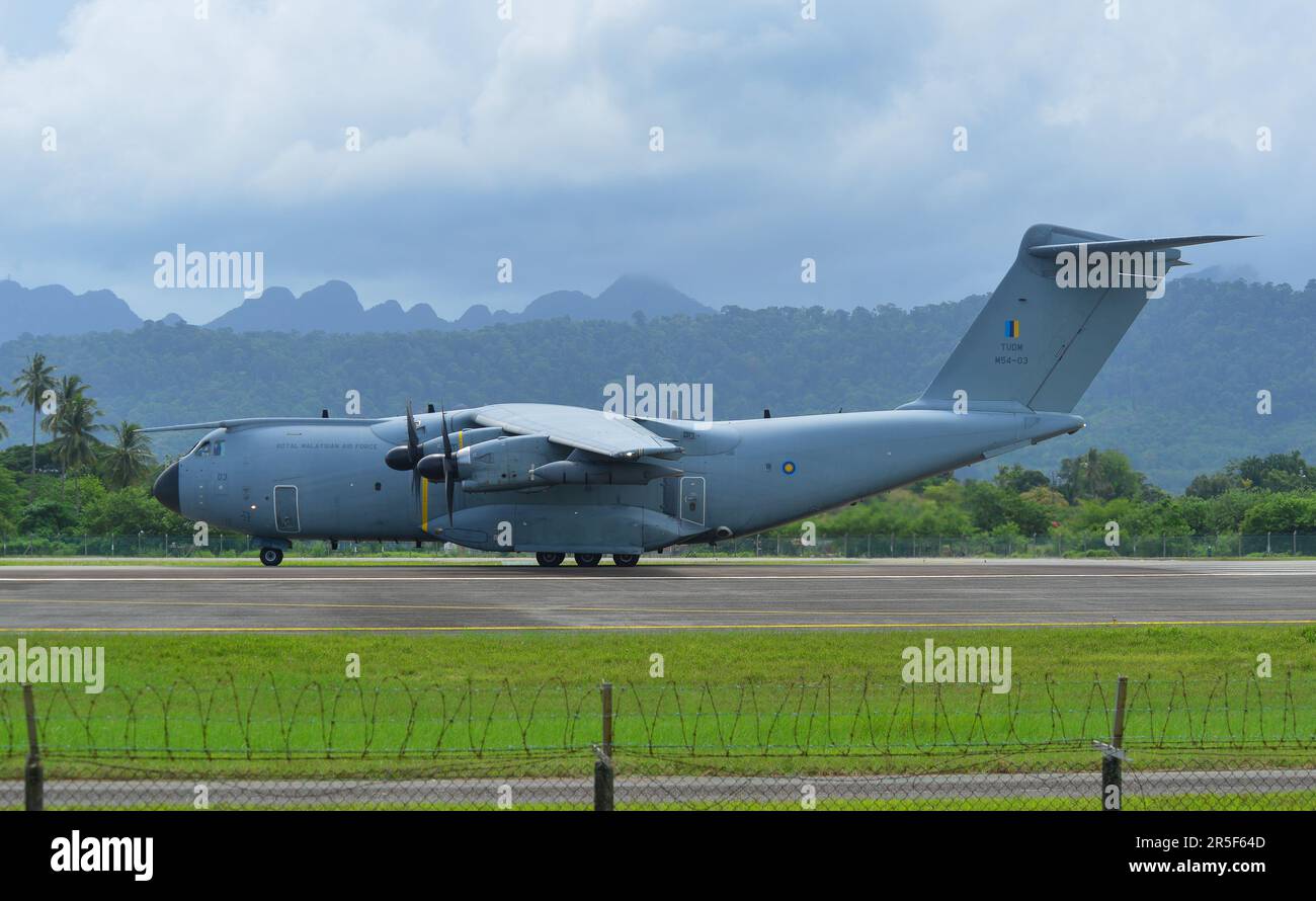 Langkawi, Malaysia - May 28, 2023. Royal Malaysian Air Force (RMAF ...