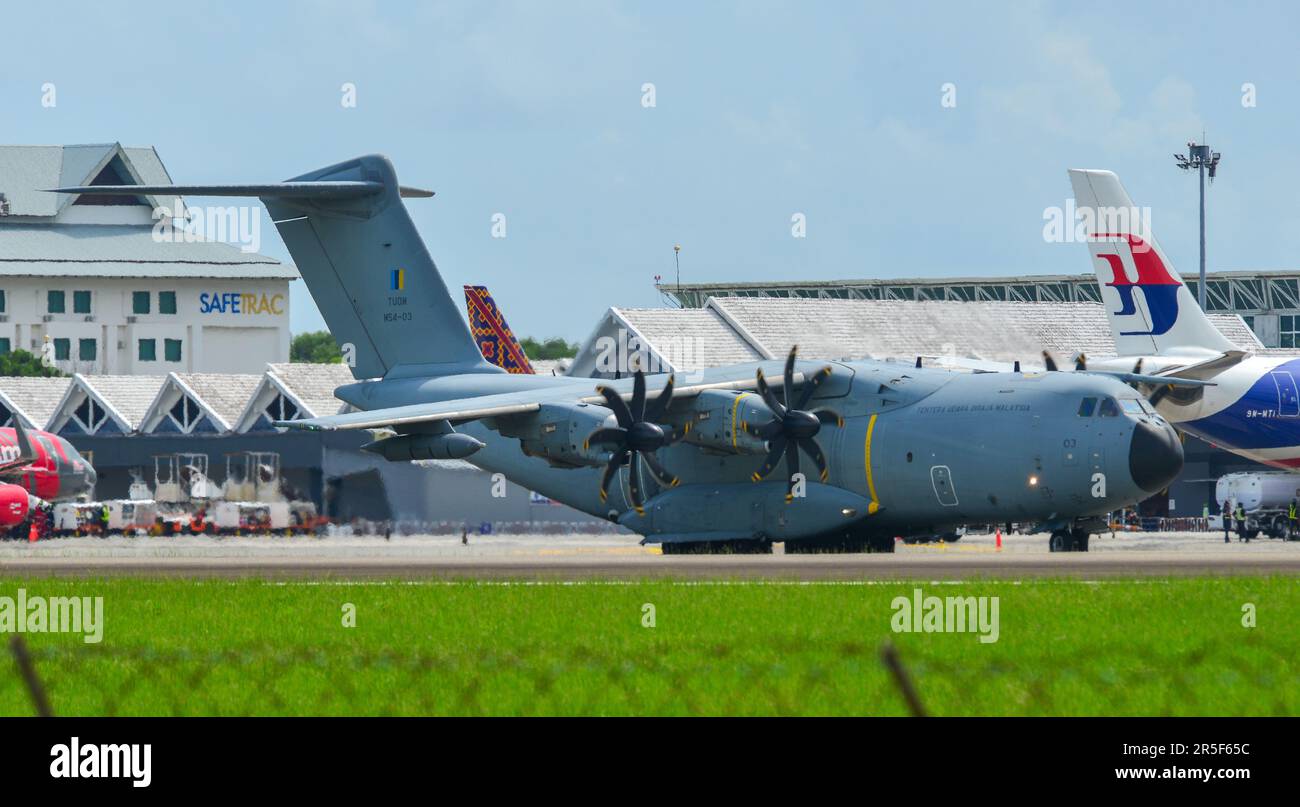 Langkawi, Malaysia - May 28, 2023. Royal Malaysian Air Force (RMAF ...