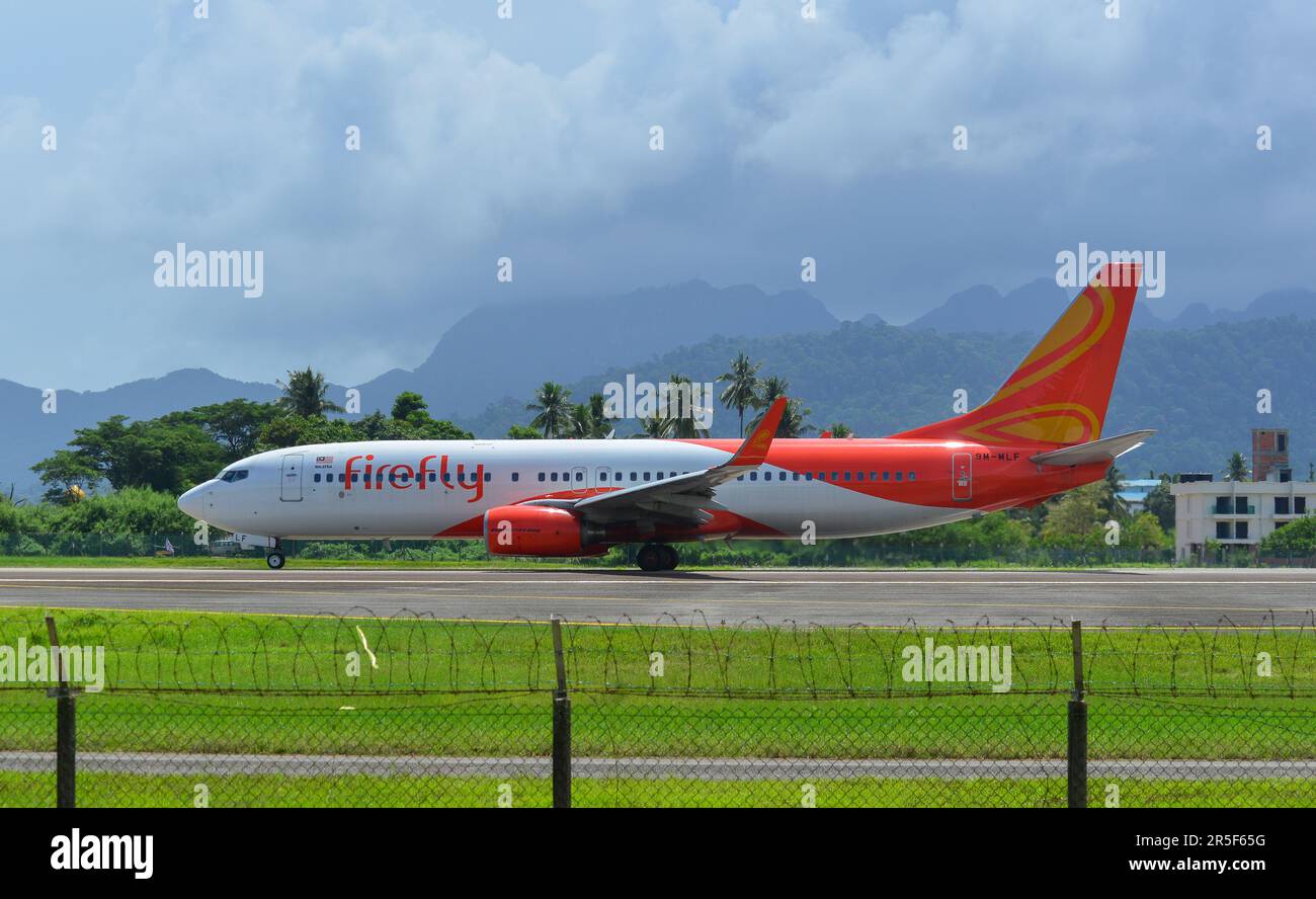 Langkawi, Malaysia - May 28, 2023. 9M-MLF Firefly Boeing 737-800 (WL ...