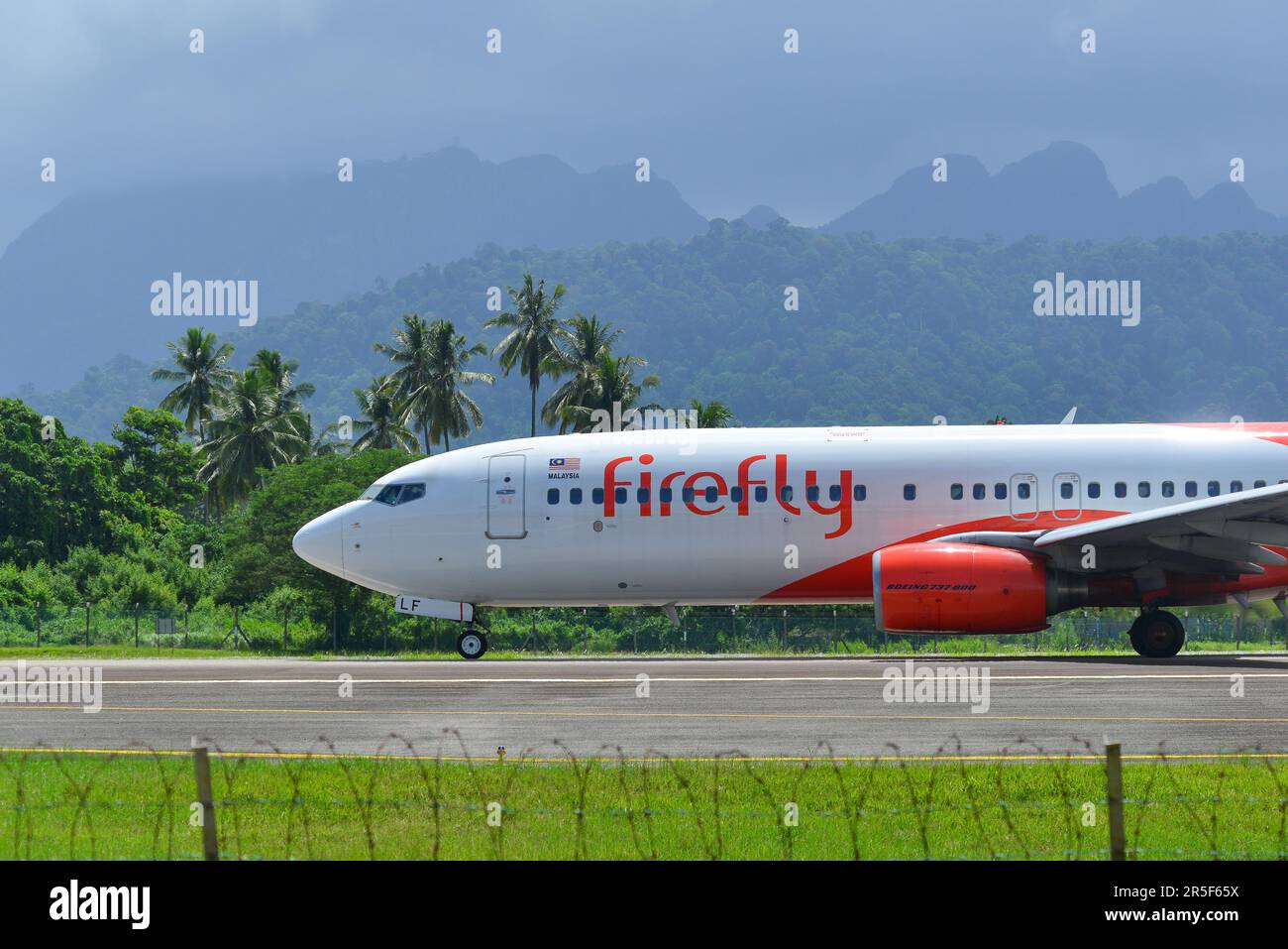 Langkawi, Malaysia - May 28, 2023. 9M-MLF Firefly Boeing 737-800 (WL ...