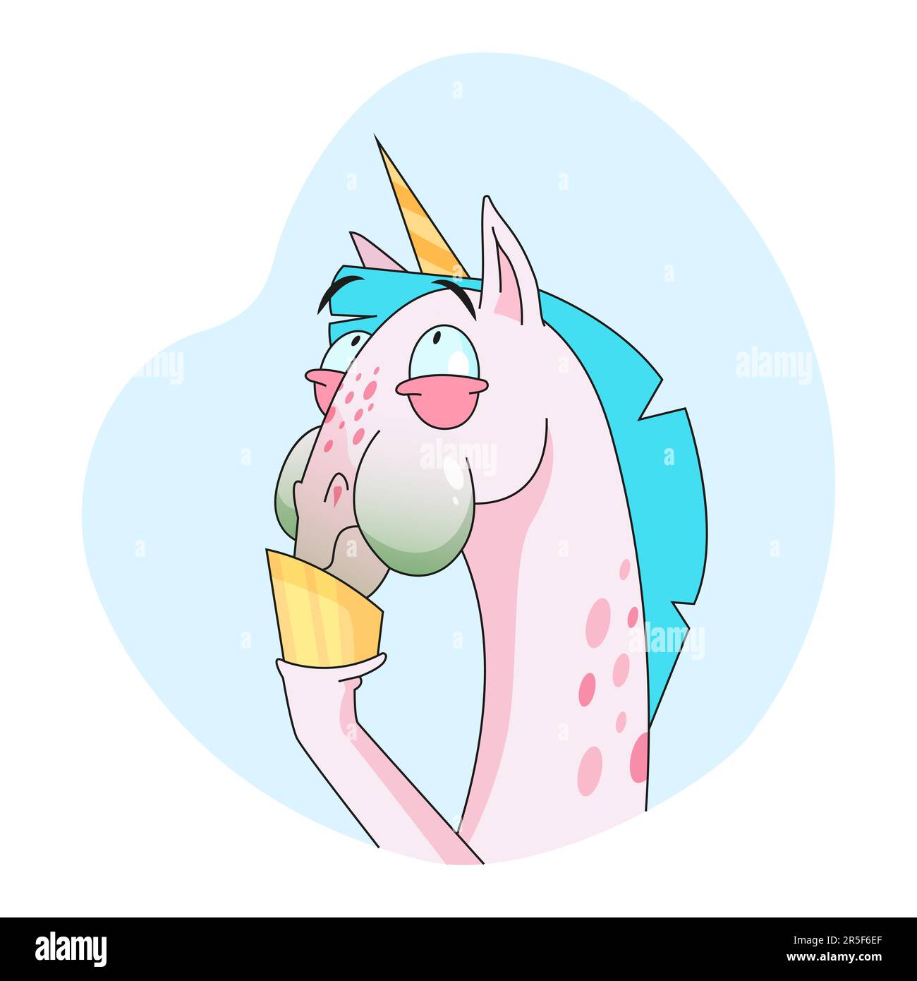 Unicorn vomiting hi-res stock photography and images - Alamy