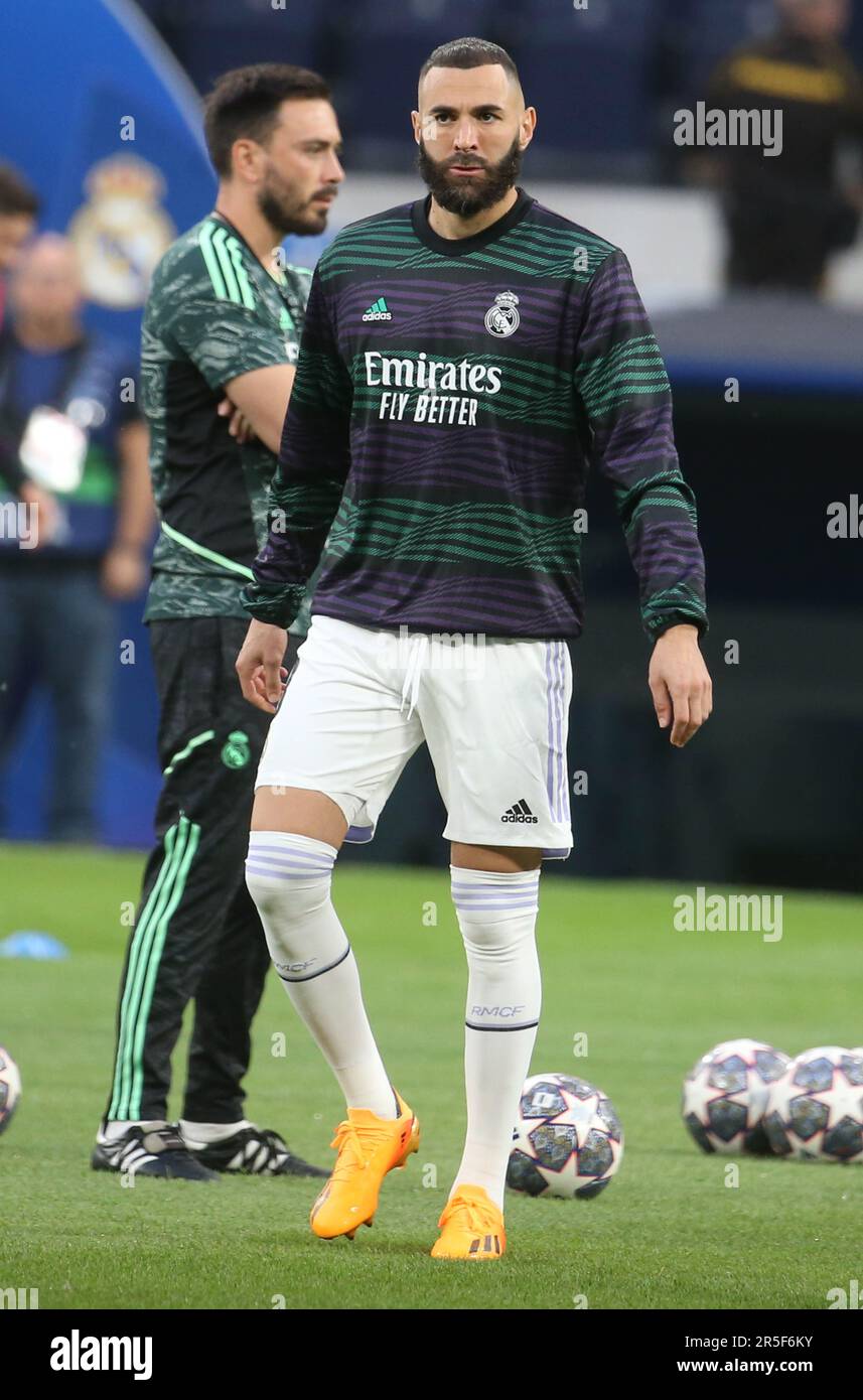 Karim Benzema of Real Madrid during the UEFA Champions League, Semi ...