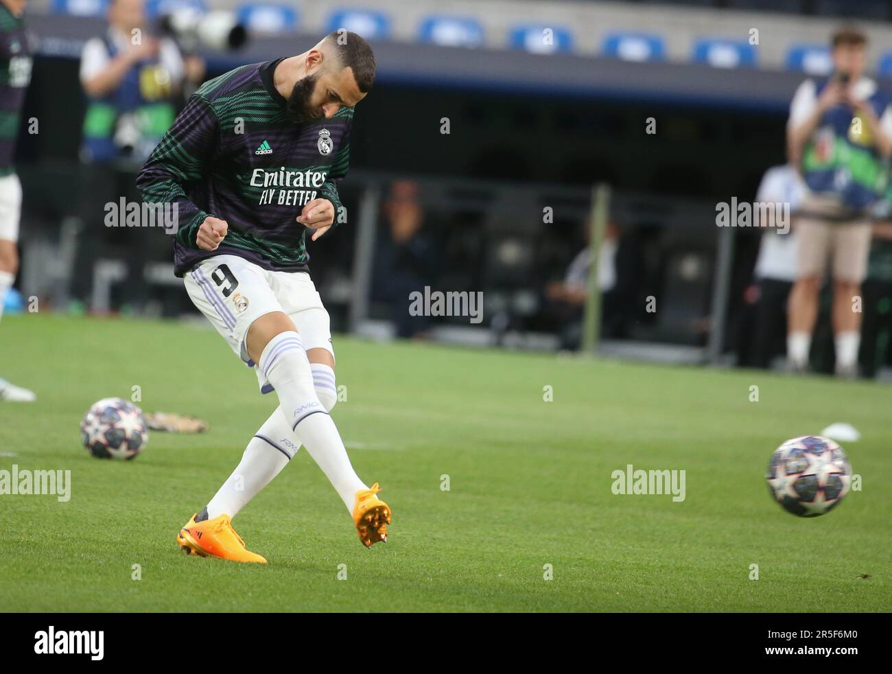 Karim Benzema of Real Madrid during the UEFA Champions League, Semi ...
