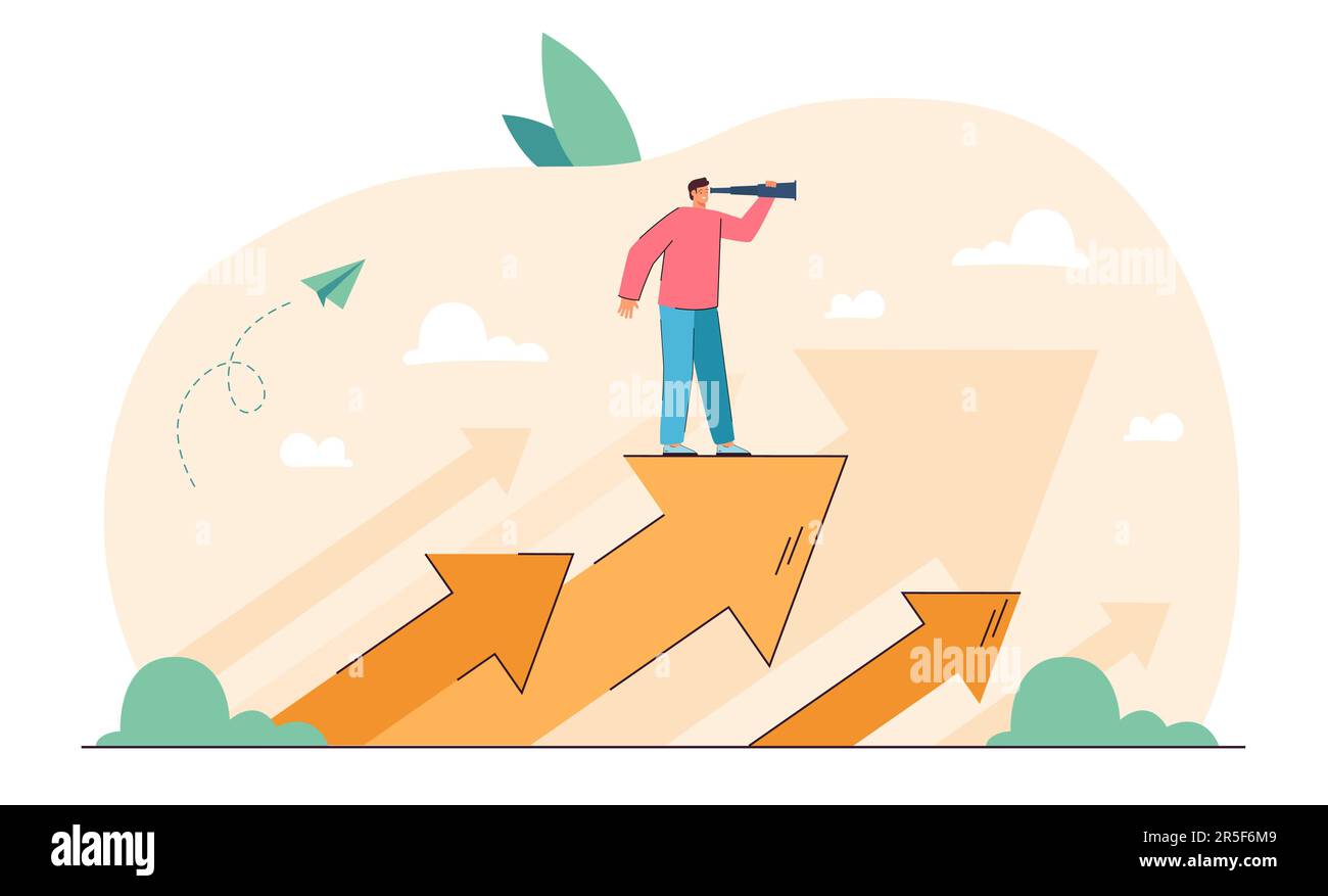Life pathway Stock Vector Images - Alamy
