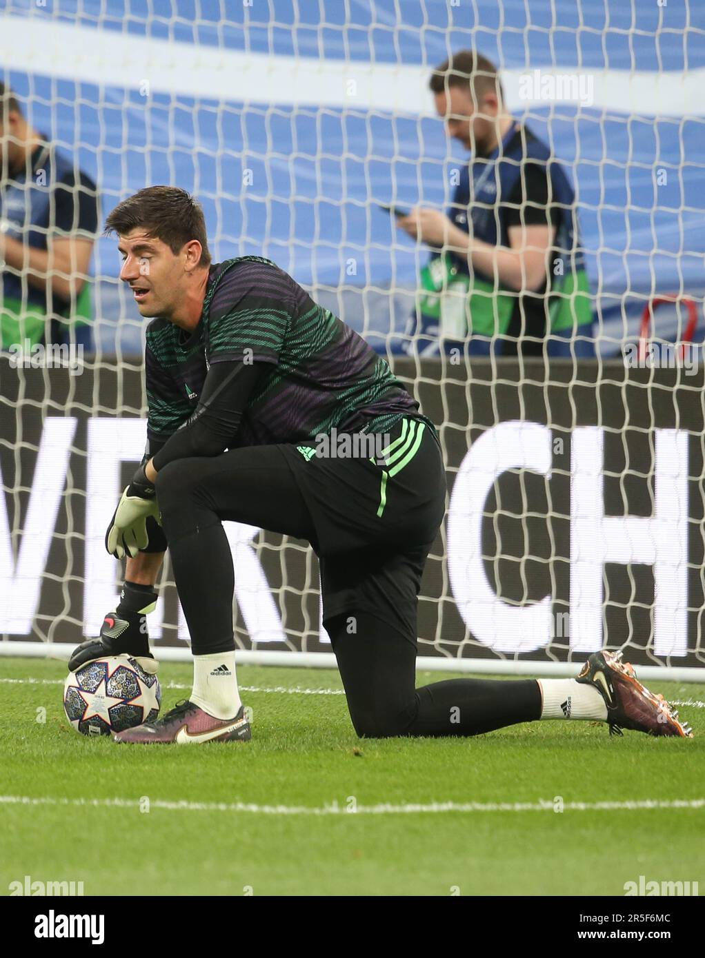 Thibaut Courtois of Real Madrid during the UEFA Champions League, Semi ...