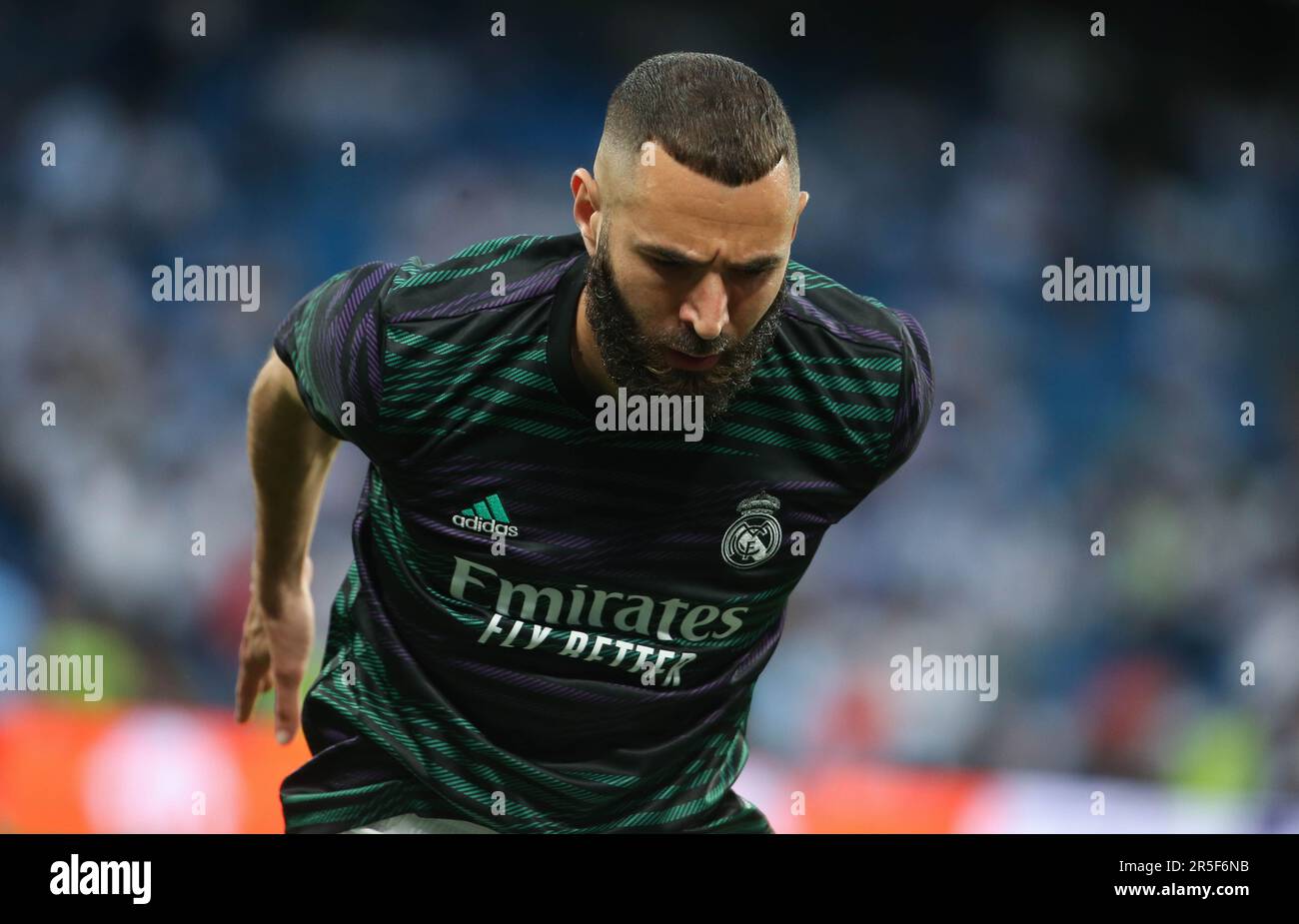 Karim Benzema of Real Madrid during the UEFA Champions League, Semi ...
