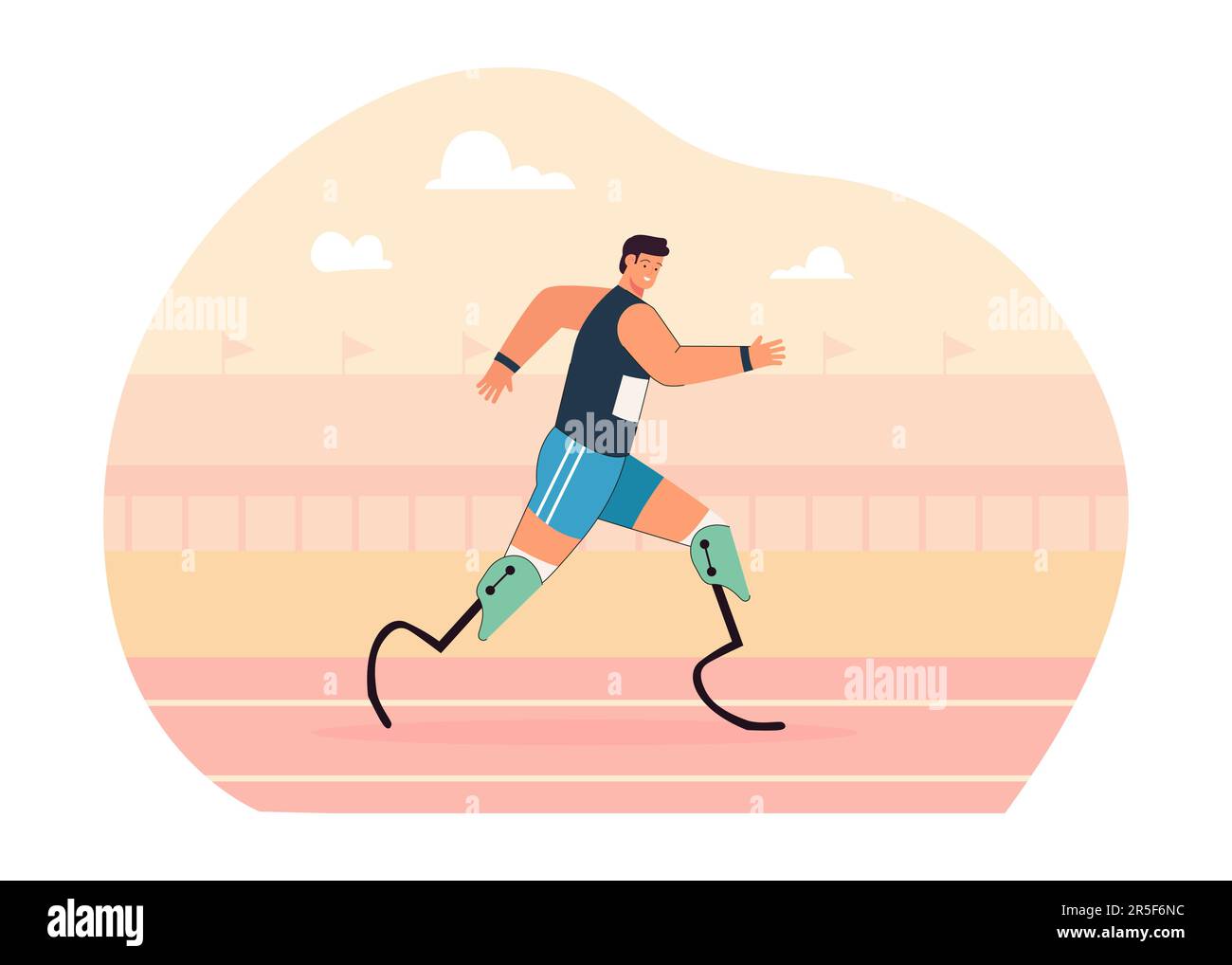Person prosthetic leg on Cut Out Stock Images & Pictures - Alamy