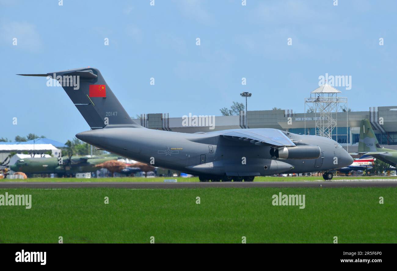 Langkawi, Malaysia - May 28, 2023. PLA China Air Force Xian Y-20A ...