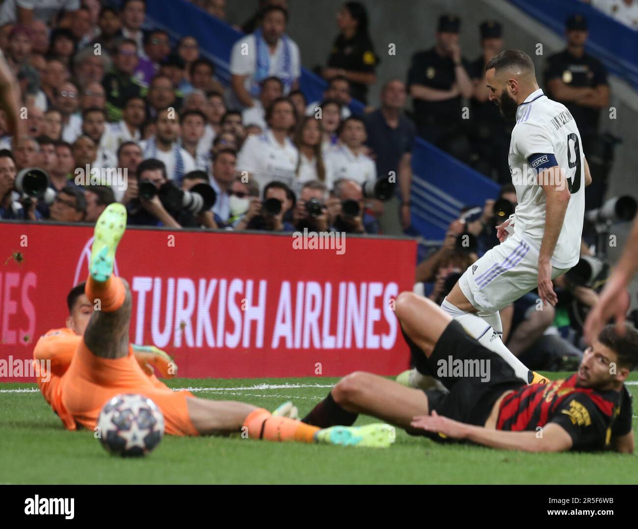 Karim Benzema of Real Madrid during the UEFA Champions League, Semi ...