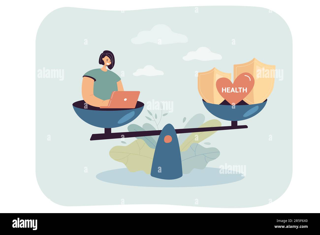 People stressed at work Stock Vector Images - Alamy