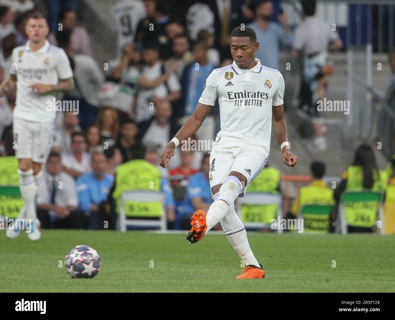 David Alaba of Real Madrid during the UEFA Champions League, Semi ...