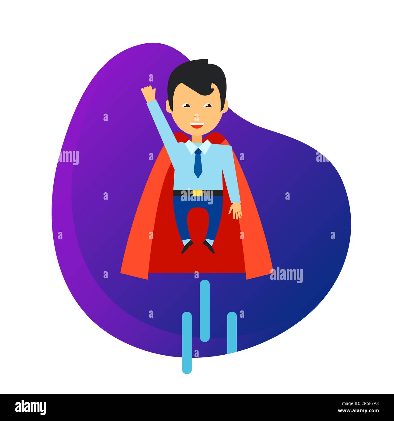 Business superhero icon Stock Vector Image & Art - Alamy