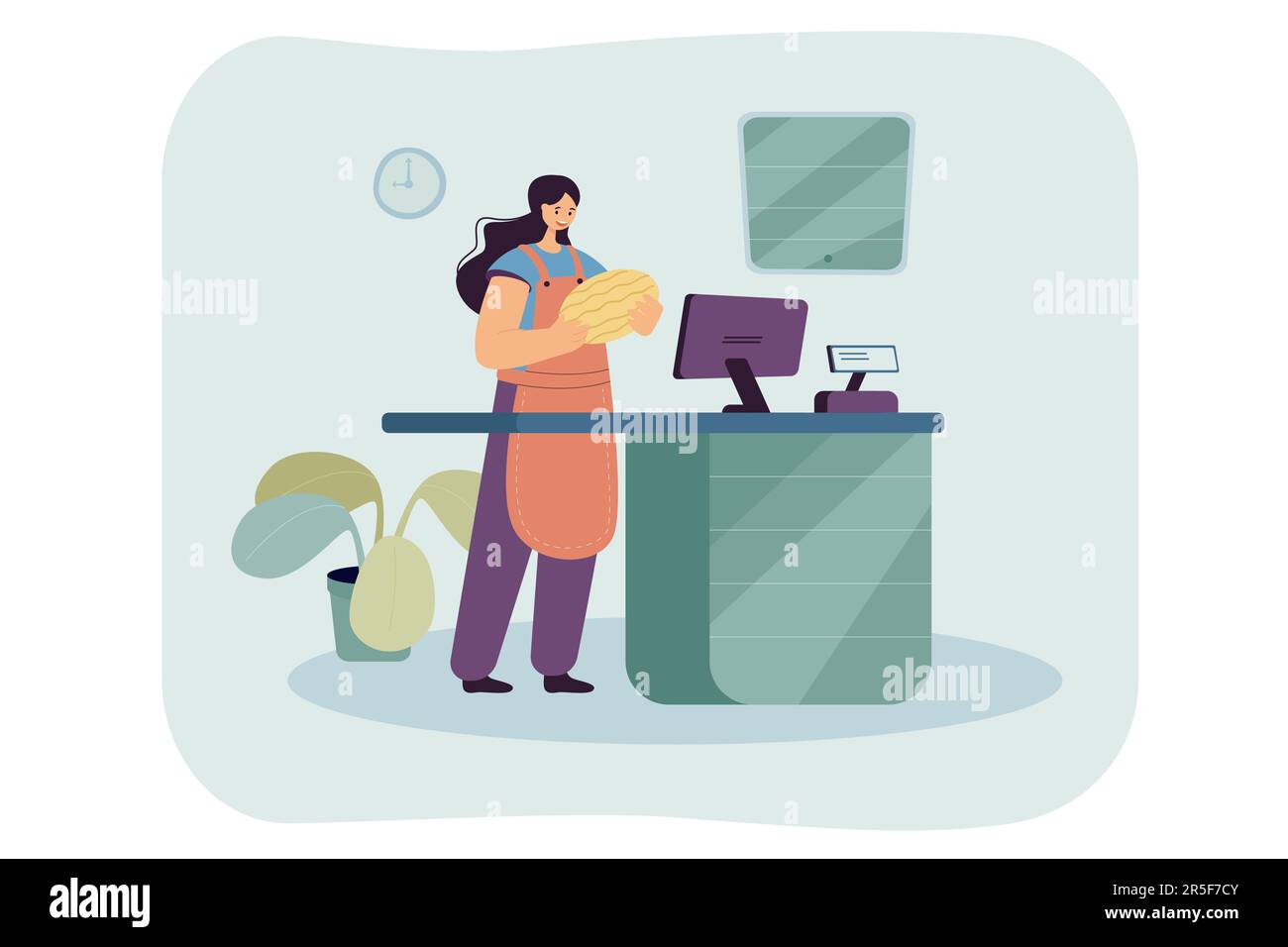 Checkout young business Stock Vector Images - Alamy