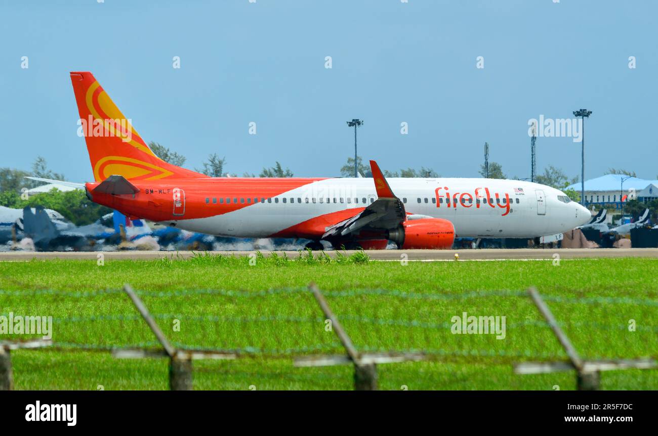 Langkawi, Malaysia - May 28, 2023. 9M-MLF Firefly Boeing 737-800 (WL ...