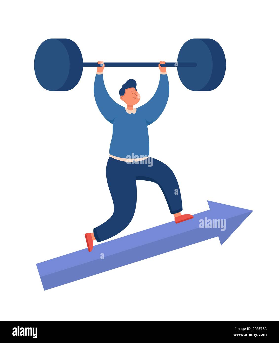Muscle growth cartoon hi-res stock photography and images - Alamy