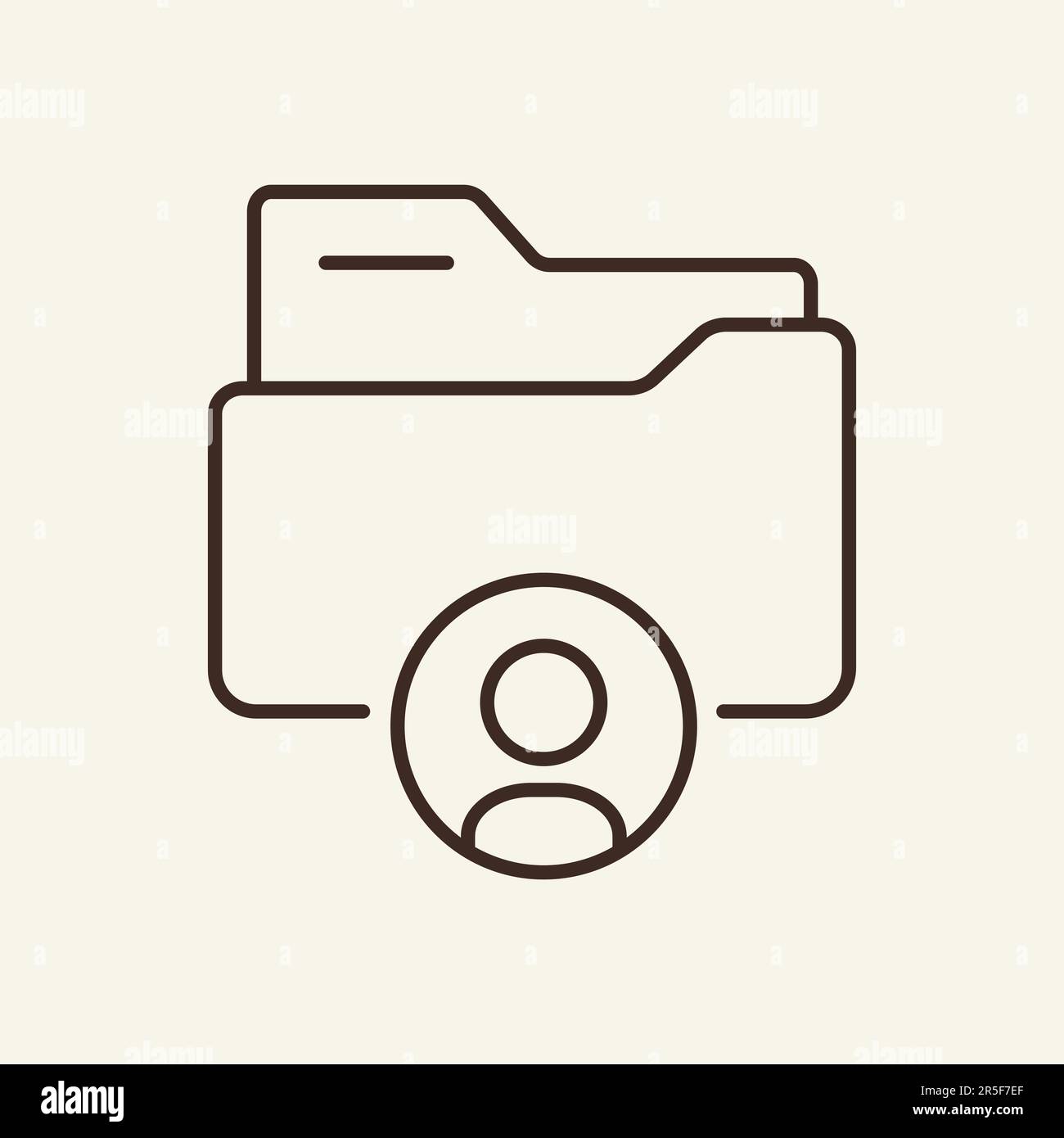 User info outline simple Stock Vector Images - Alamy