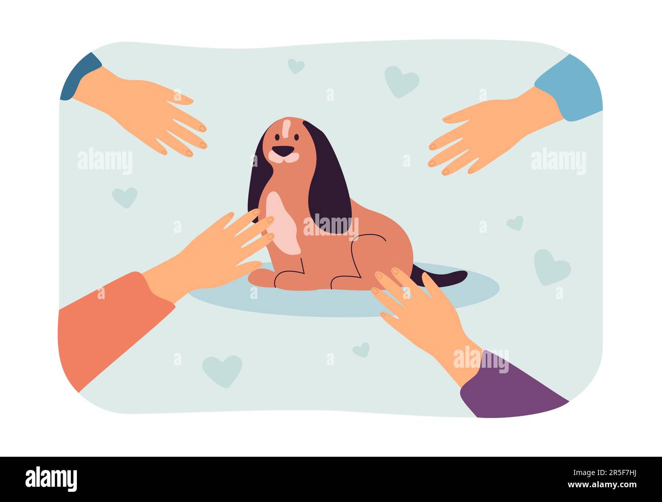 Pet adoption from dog Cut Out Stock Images & Pictures - Alamy