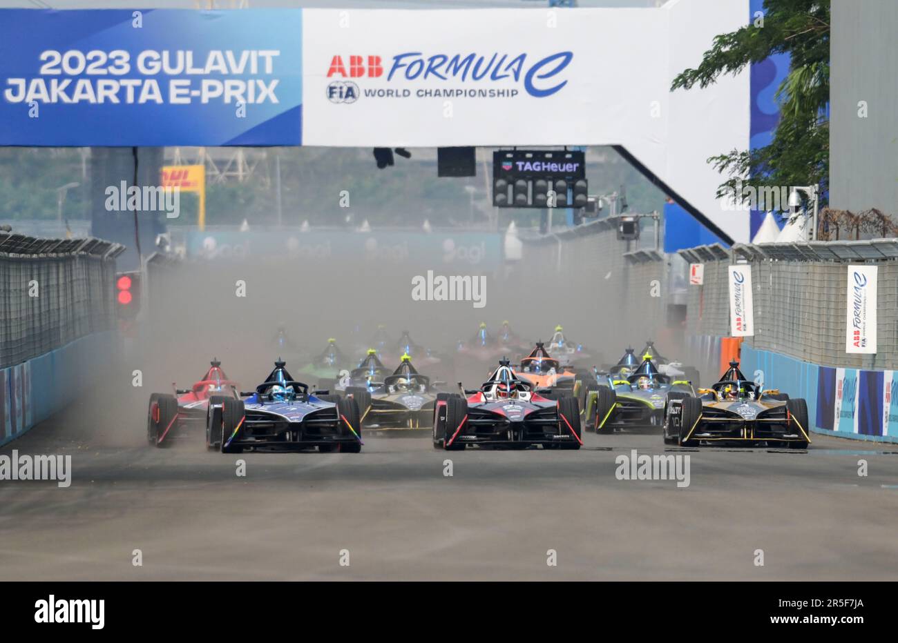 Jakarta, Indonesia. 3rd June, 2023. Racers compete during the ABB ...