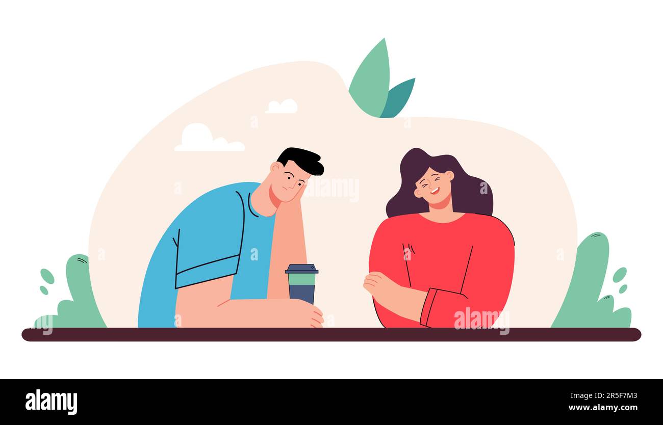 Cartoon woman ignoring Stock Vector Images - Alamy