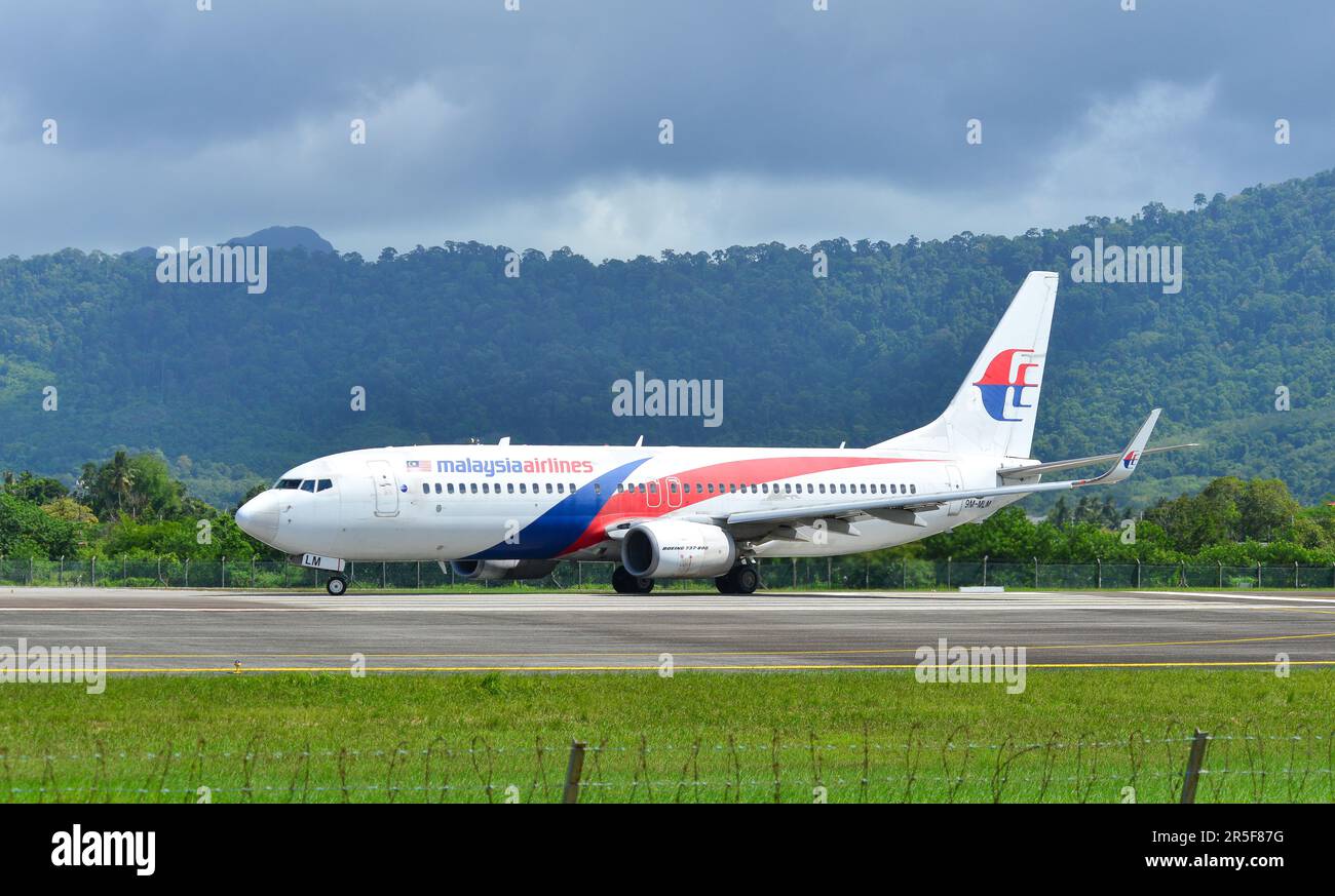 Langkawi, Malaysia - May 28, 2023. 9M-MLM Malaysia Airlines Boeing 737 ...