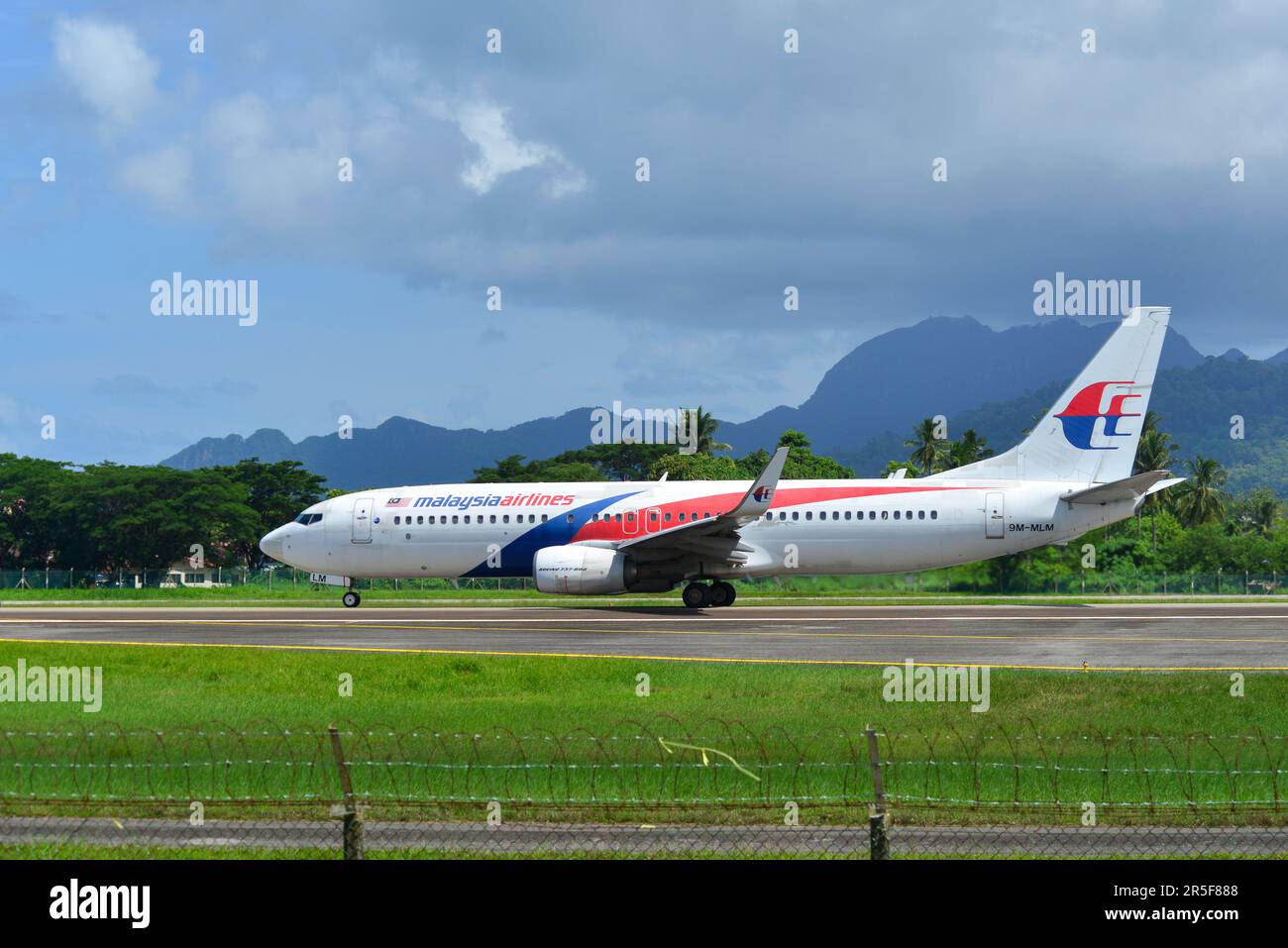 Langkawi, Malaysia - May 28, 2023. 9M-MLM Malaysia Airlines Boeing 737 ...