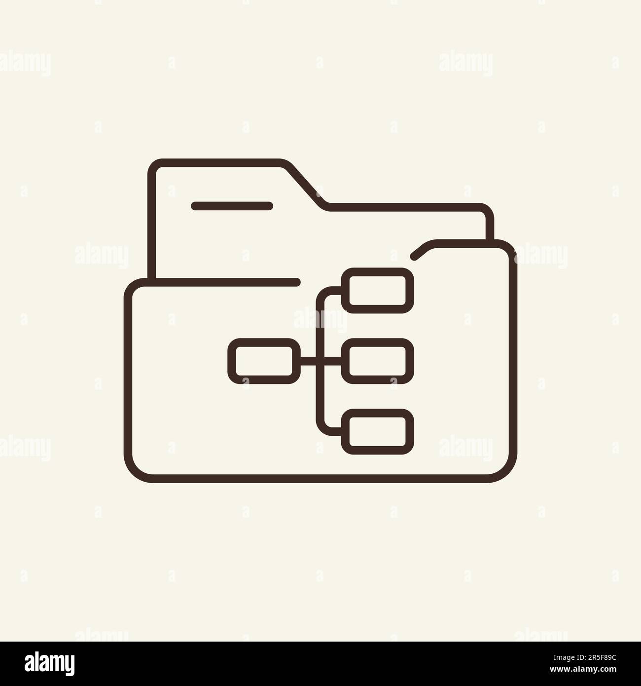 Folder hierarchy structure hi-res stock photography and images - Alamy