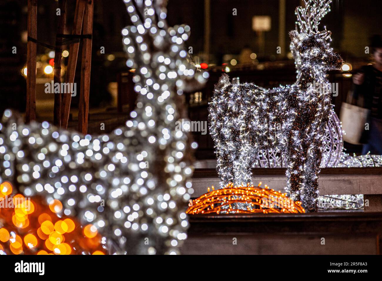 Small led lights hanging, Night Light Effects, hinge lights hanging in ...