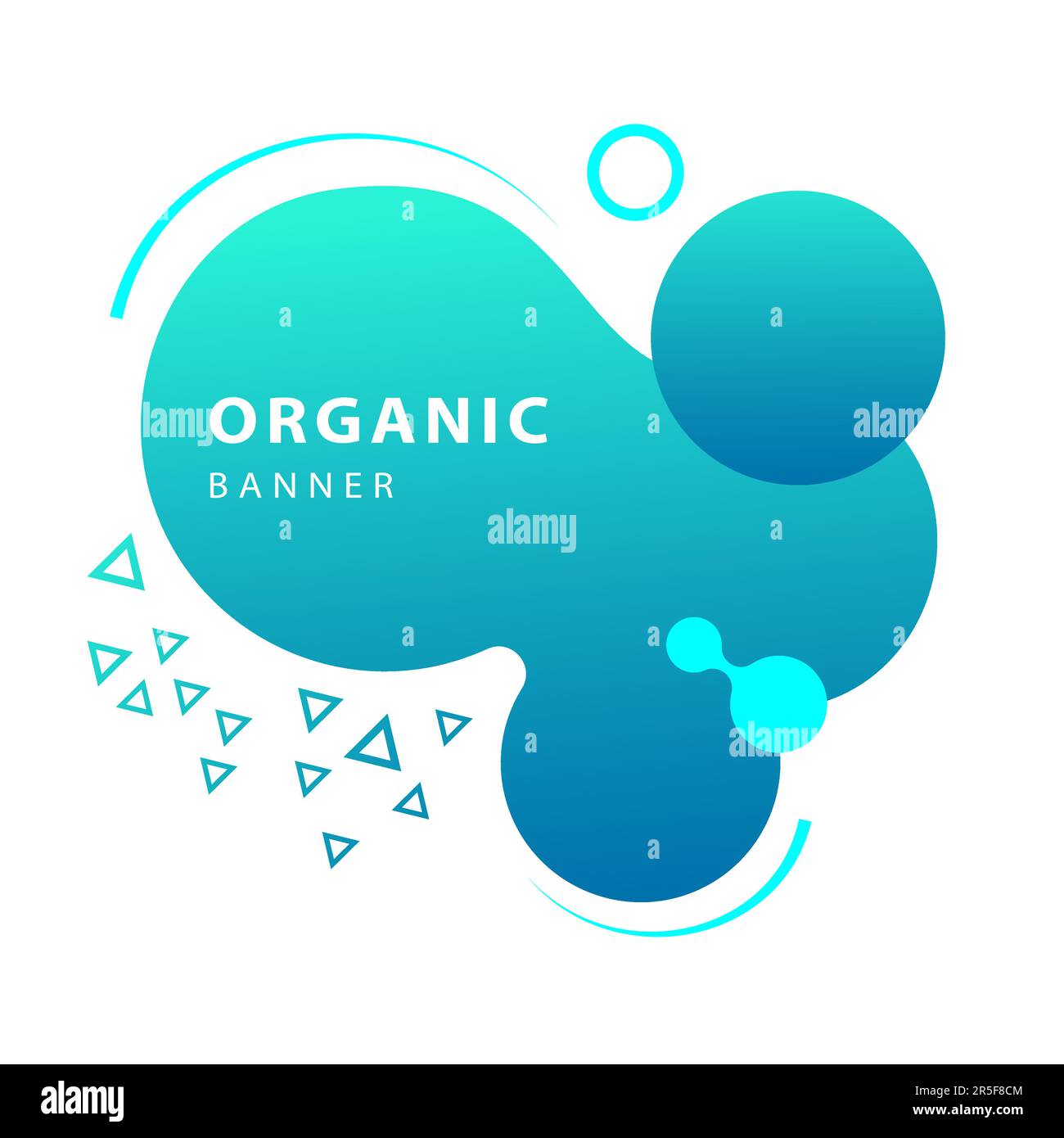 Gradient blue triangles Cut Out Stock Images & Pictures - Alamy