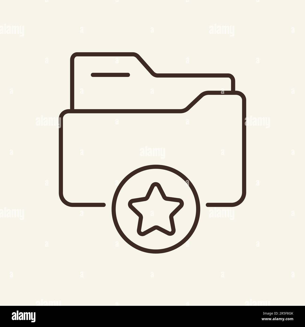 Thin line star document hi-res stock photography and images - Alamy