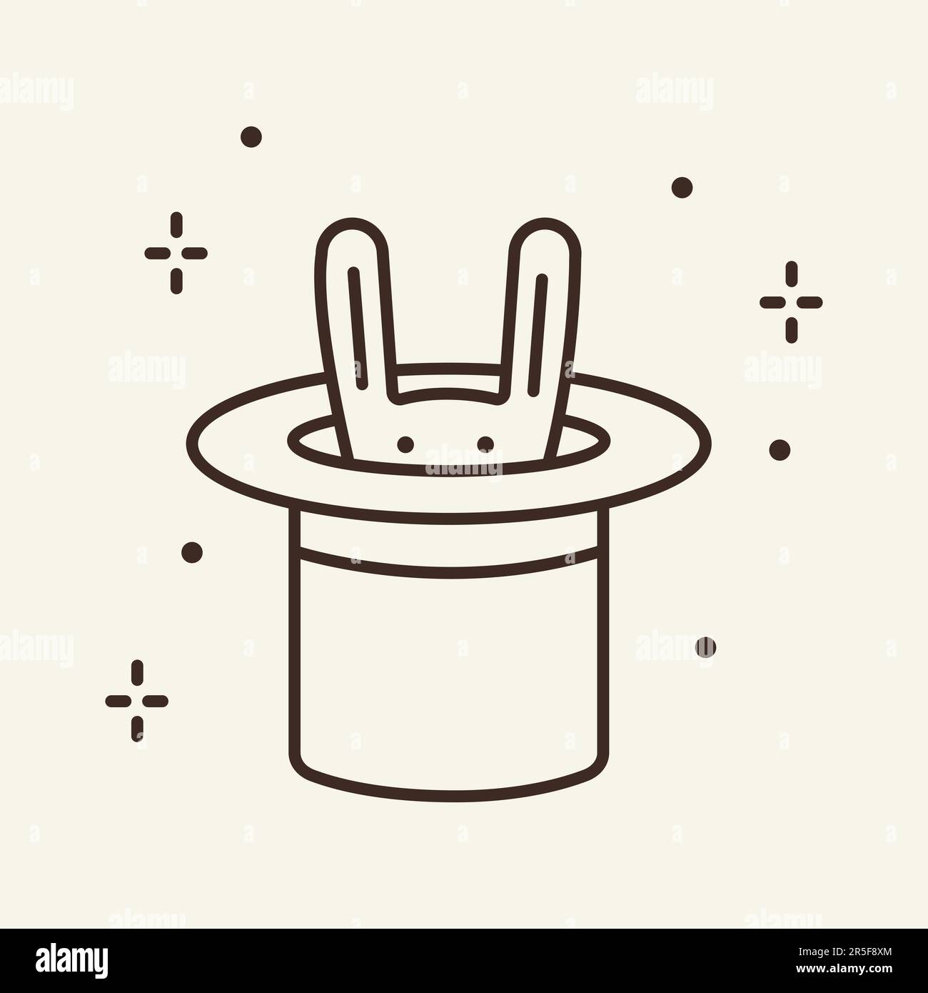 Wizard icon modern line Stock Vector Images - Alamy